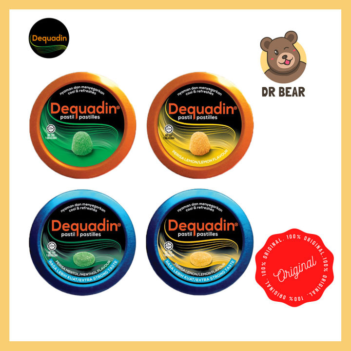 Dequadin Pastilles Assorted Flavours 46g-50g (Tin) | Lazada