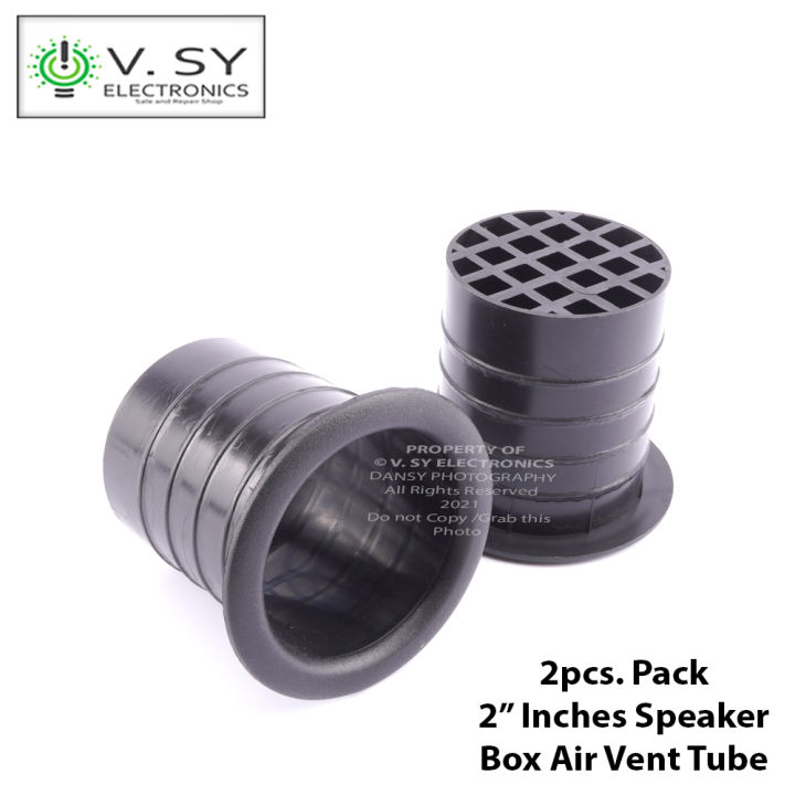 2pcs. Pack Plastic 2 Inches Air Vent Tube Exhaust for DiY Audio Speaker ...
