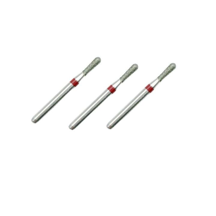 EX-31F 10 Pcs/Box Dental High Speed Burs Diamond Polishing Tooth ...