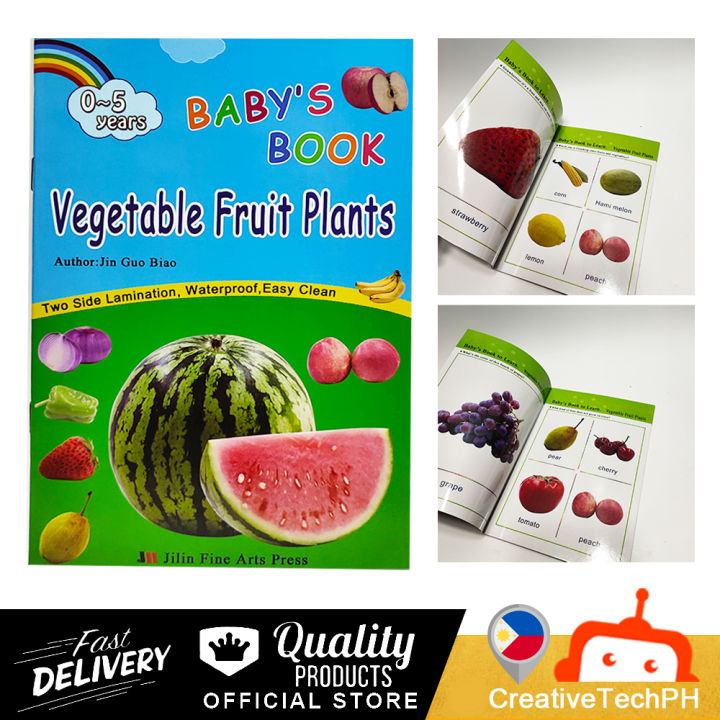 Vegetable Fruits Plants Activity Book for Kids (18 cm x 12cm ) | Lazada PH