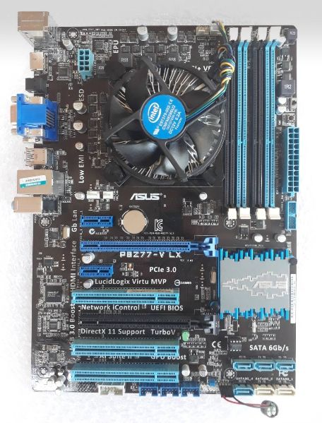 เมนบอร์ดและ(Mainborad) +CPU i7- 3770-+ASUS P8Z77-V LX SOCKET 1155 -DDR3 ...