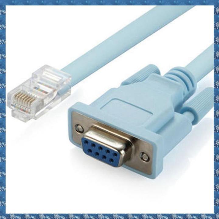 (VSNJ) USB Console Cable RJ45 Cat5 Ethernet To Rs232 DB9 COM Port ...