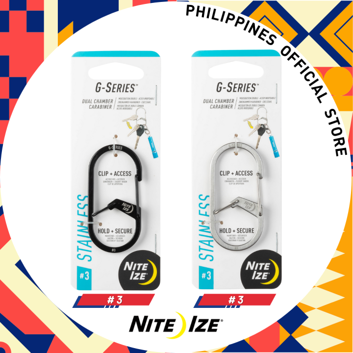 Nite Ize G-Series® Dual Chamber Carabiner #3 | Lazada PH