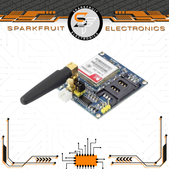 SIM900A V4.0 Kit Wireless Extension Module GSM GPRS Board Antenna ...