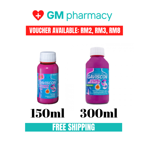 [fast Shipping] Gaviscon Double Action Liquid Mint Flavour 150ml 300ml