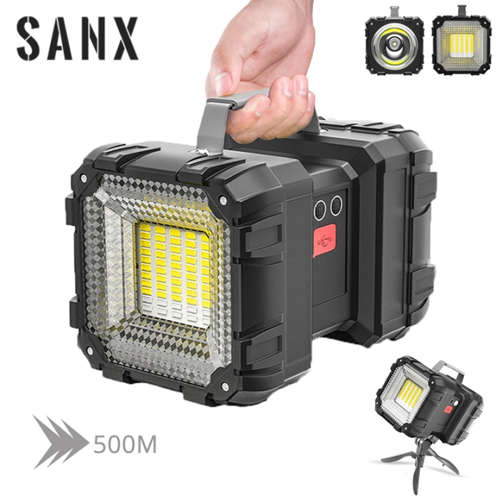 SANX XHP70.2 9-Core Super Bright LED Rechargeable Double Head ... SANX XHP70.2 9-Core Super Bright LED Rechargeable Double Head ...