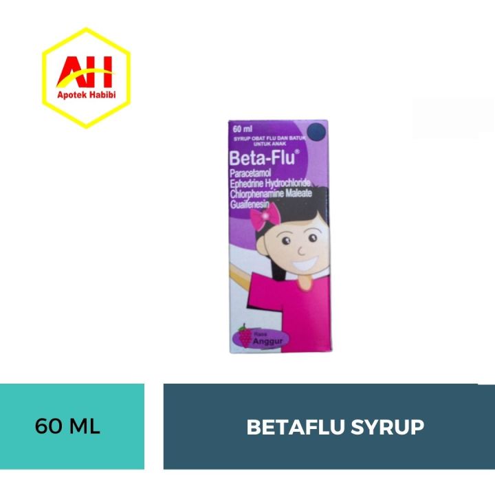 BETA-FLU SYR BETAFLU BETA FLU MENGOBATI FLU PADA ANAK | Lazada Indonesia