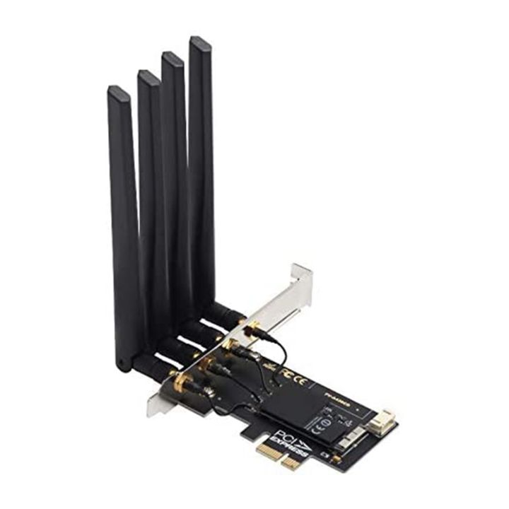 (BYTX) PC Hackintosh Dual Band WiFi Card BCM94360CD 802.11A/G/Ac 1750Mbps BT4.0 PCIe Network ...