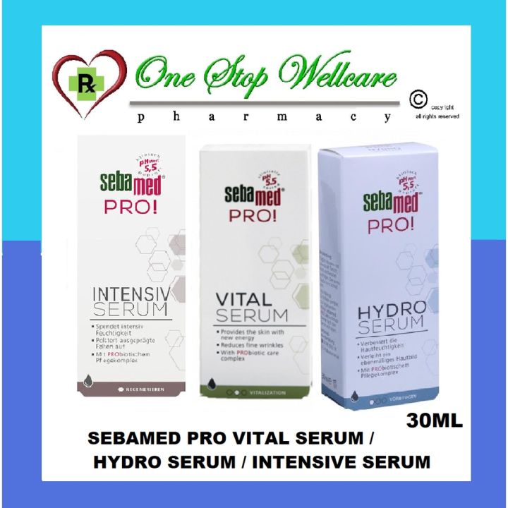 SEBAMED PRO VITAL SERUM / HYDRO SERUM / INTENSIVE SERUM 30ML | Lazada