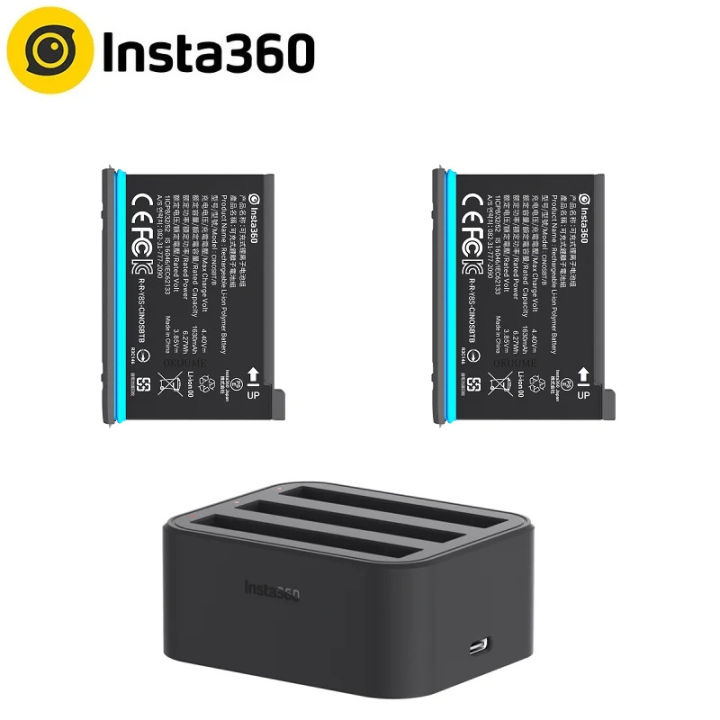 Insta360 ONE X2 High Capacity Battery and Fast Charger Hub Original ...