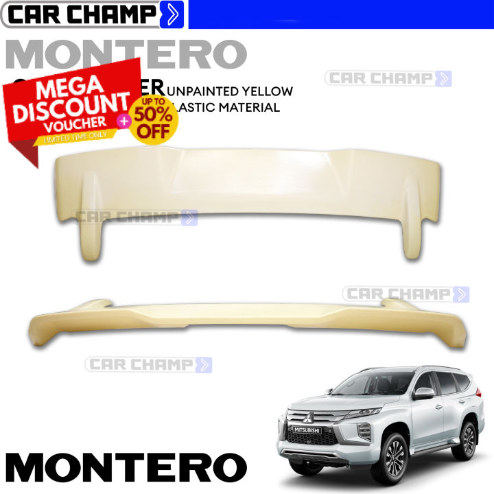Mitsubishi Montero Sport 2020 to 2025 OEM Spoiler without Brake Light ...