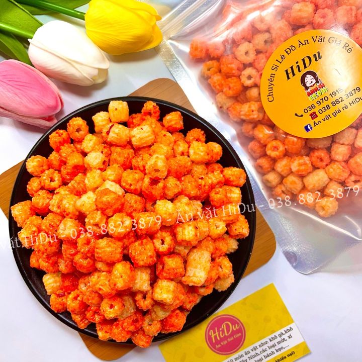 Nui sấy giòn cay tẩm vị loại ngon 100gr Ăn vặt HiDu | Lazada.vn