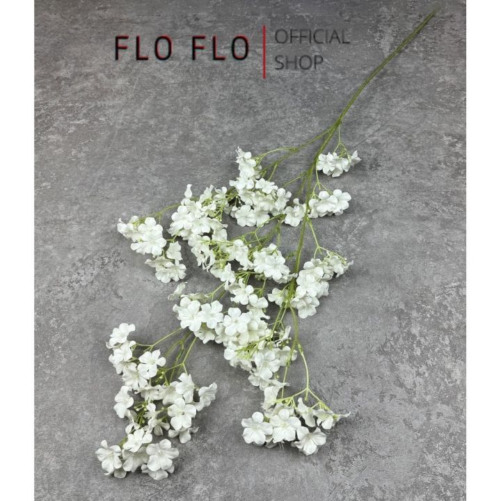KOREAN FLO FLO - C28 MELATI BUNGA JASMINE 100CM Diameter 3cm ARTIFICIAL ...