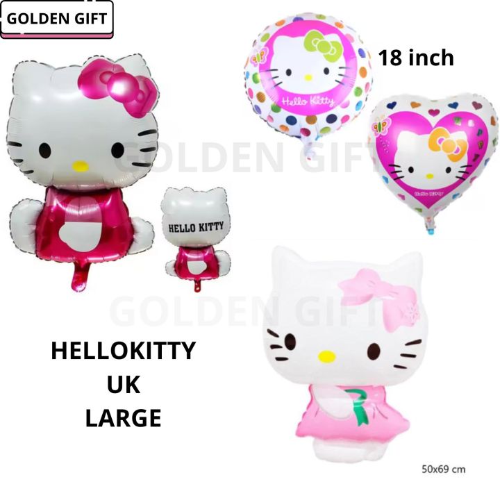 Balon Foil Karakter Hello Kitty LARGE/Balon Foil JUMBO Hello Kitty ...