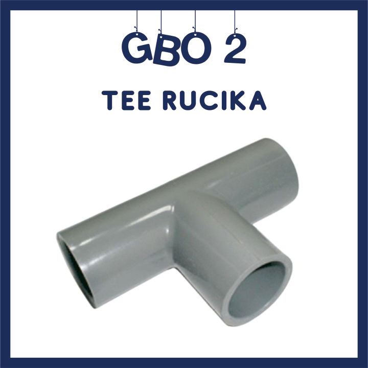RUCIKA - TEE ( AW) 1" x 3/4" / PERTIGAAN PIPA / FITTING PIPA | Lazada ...