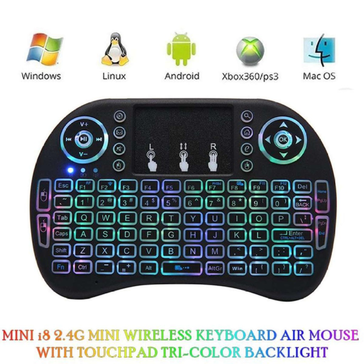 Keyboard 2.4GHz Backlight Wireless Keyboard with Touchpad | Lazada PH