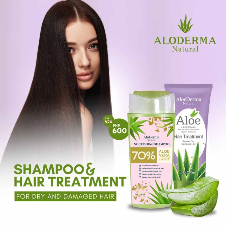 ALODERMA Shampoo and Hair Treatment Set | Lazada PH