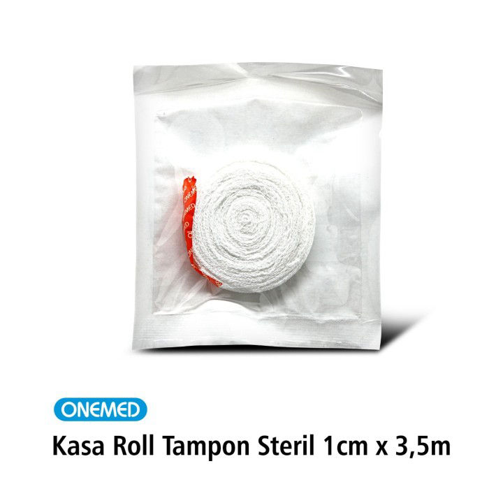 Kasa Roll Tampon Steril 1 cm x 3.5 m Onemed | Lazada Indonesia