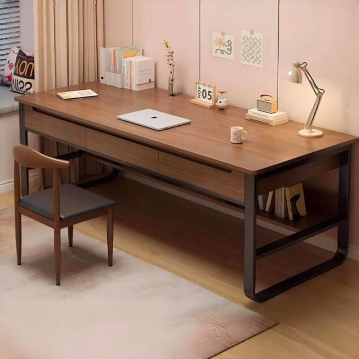 Computer Table With Drawers Study Table / Computer Desk With Shelf ...