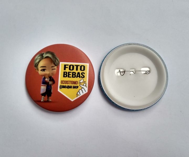PIN GAMBAR CUSTOM SATUAN/ PIN PROMOSI / PIN BROS / PIN KAMPANYE / MEDIA ...