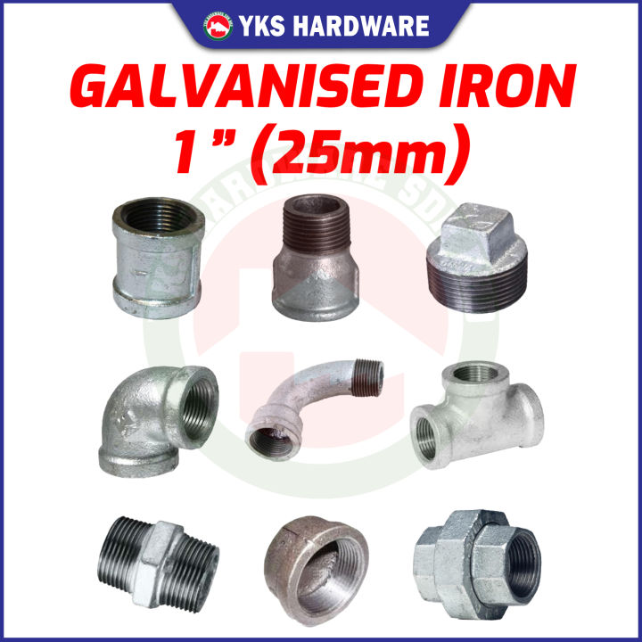 1" GALVANISED IRON GI FITTINGS | Lazada