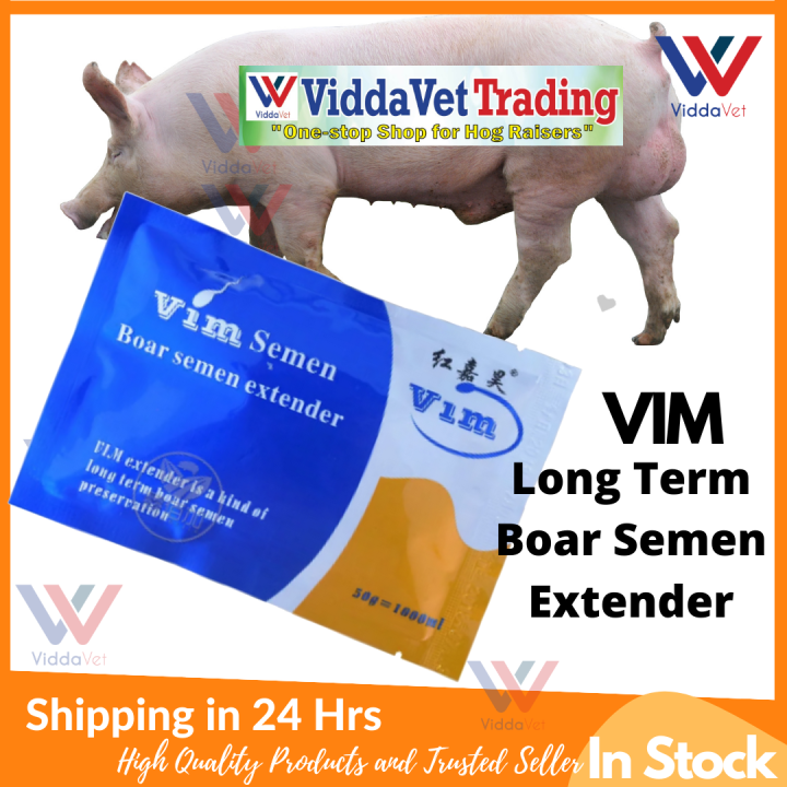 50g VIM Long term Boar Semen Extender for pigs boar semen extender 7 to ...