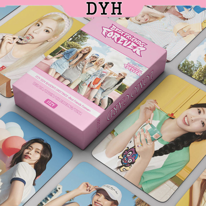 DYH 55pcs/box ITZY Photocards 2024 SEASON'S GREETING Album KPOP LOMO Card Collection Card | Lazada