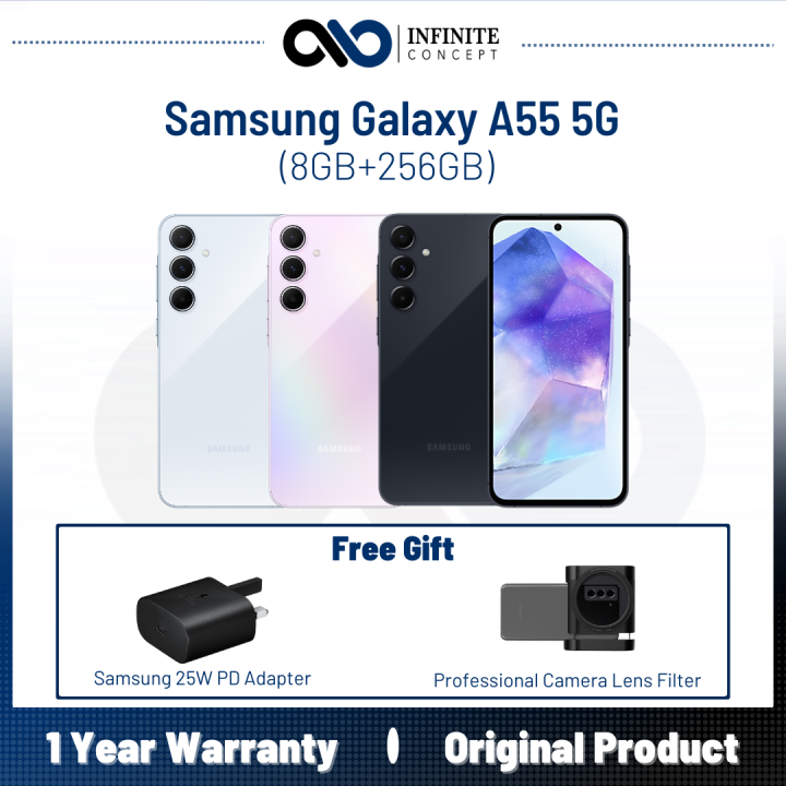 Samsung Galaxy A55 5G (8GB Ram + 256GB Rom) 5G Smartphone - Original ...