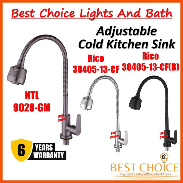 Adjustable Cold Kitchen Sink Tap | Lazada Singapore