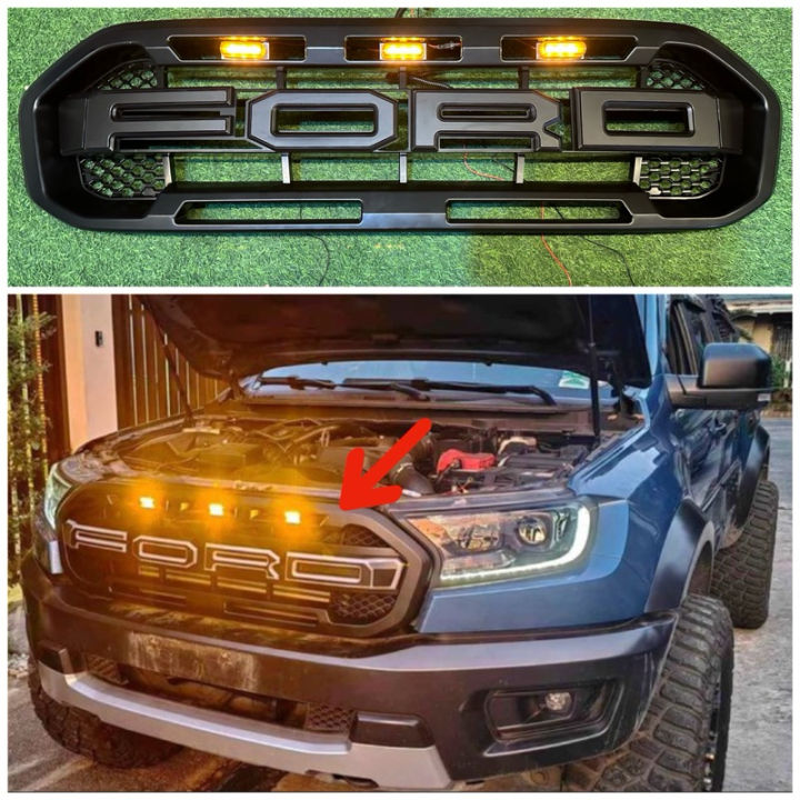 Ford Ranger Raptor 2018 - 2022 Raptor Grill with Light | Lazada PH