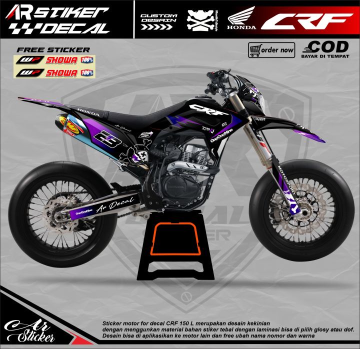 Sticker Dekal CRF 150 Fullbody Stiker Decal Motor Keren Variasi CRF ...