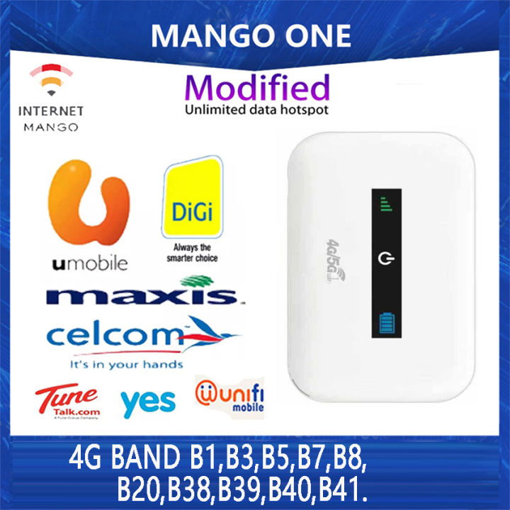 (Modified) D6 4G LTE Unlimited Hotspot 150Mbps Portable Modem Mobile ...