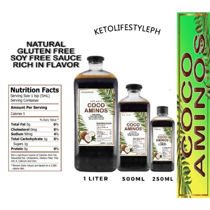 Coco Aminos (Soy-free/Keto Approved/Gluten-Free) | Lazada PH