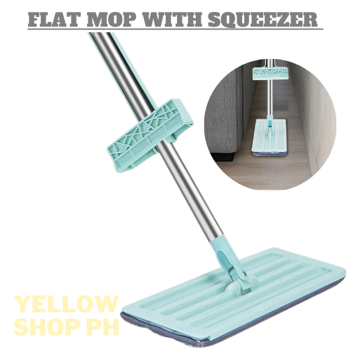 Free-Hand Washing Floor Mop Lazy Double-wipe Flat Mop Rag For ...