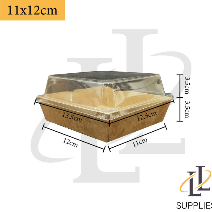 [Premium] Kraft/White Paper Square and Rectangular Cake Box with ...