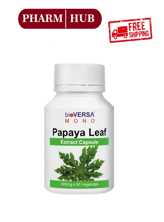 [EXP10/2025] Bioversa Papaya Leaf Extract 300mg x 60's | Lazada