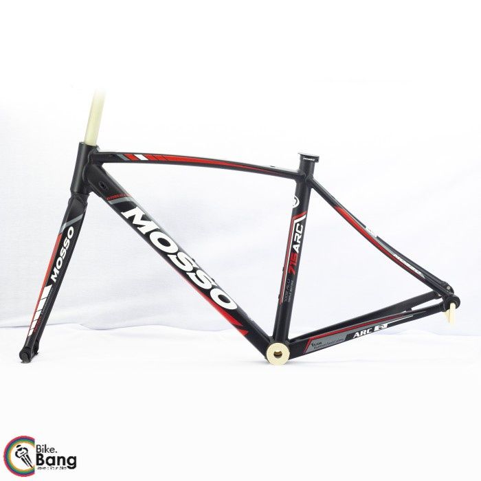Frame Road Bike Mosso 715 ARC Black Red | Lazada Indonesia