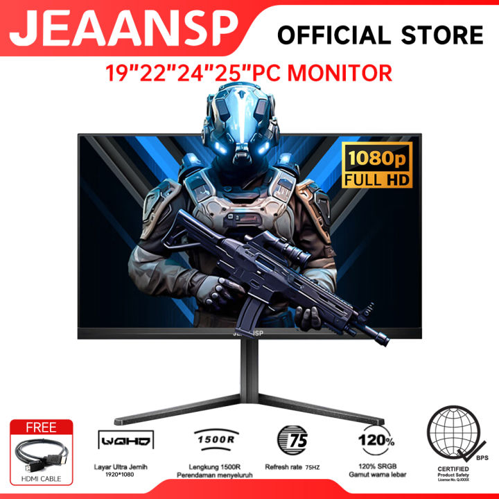 JEAANSP Full HD LED Gaming IPS Monitor 19inch/22inch/24/25 inch 60Hz ...
