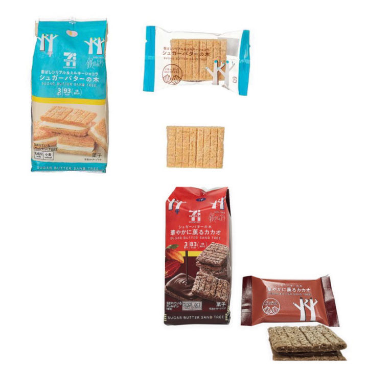 Sugar Butter Sand Tree จาก 7-11 ขนมญี่ปุ่น | Lazada.co.th