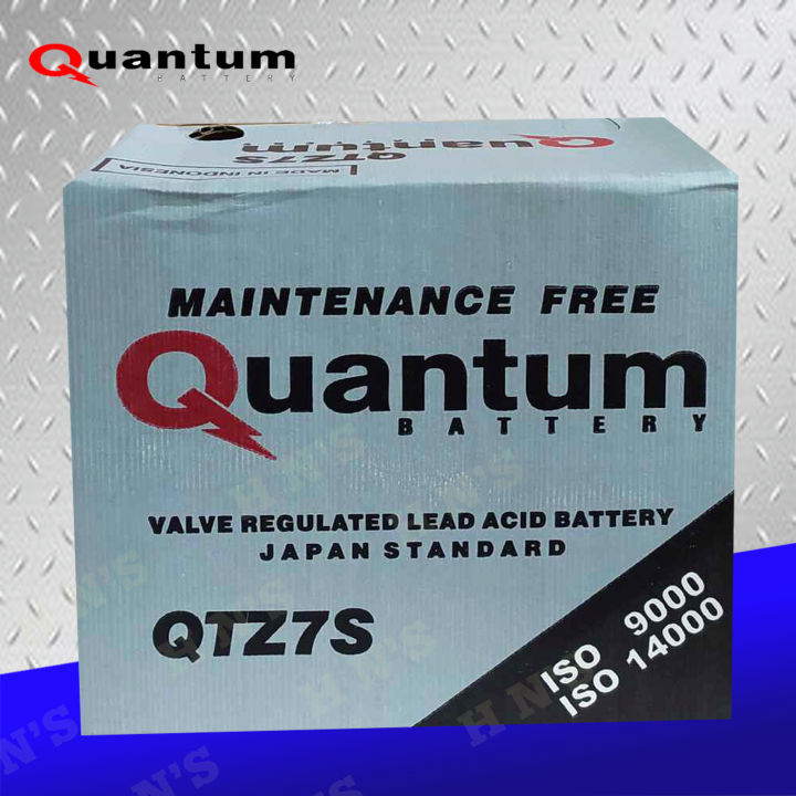 QUANTUM Motorcycle Battery QTZ7S ( MF5L-B ) Maintenance Free | Lazada PH