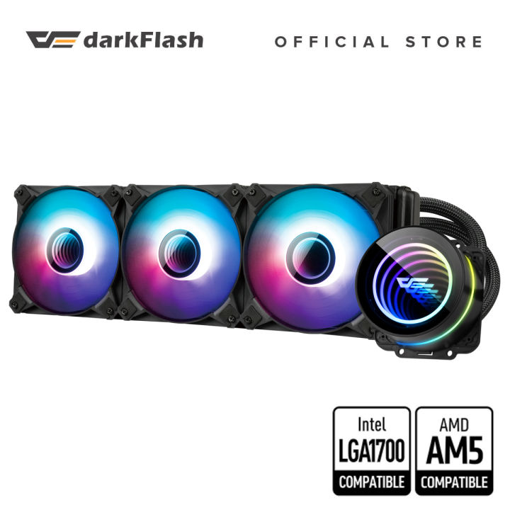 darkFlash Twister DX-360 V2.6 All-in-one 360mm LIQUID CPU Cooler ...
