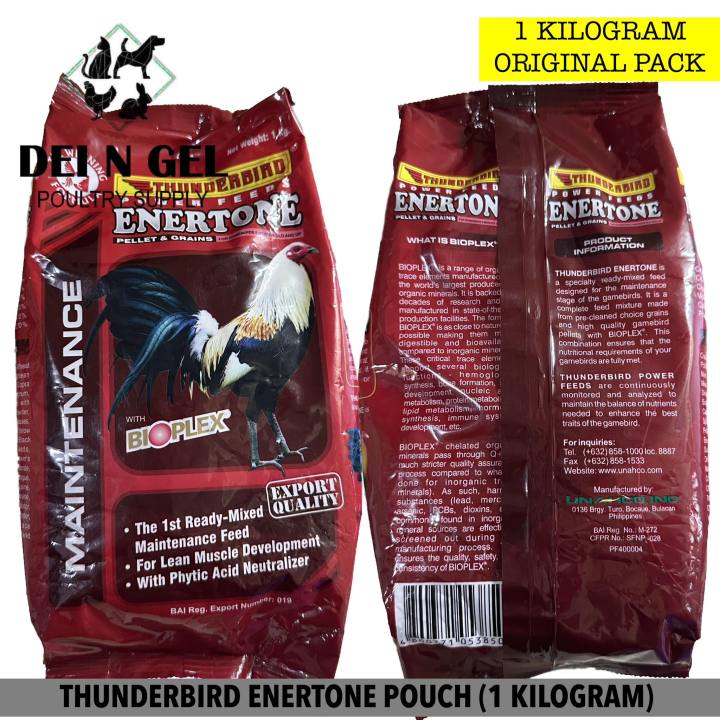THUNDERBIRD ENERTONE POUCH (1 KILOGRAM ORIGINAL PACK) | Lazada PH