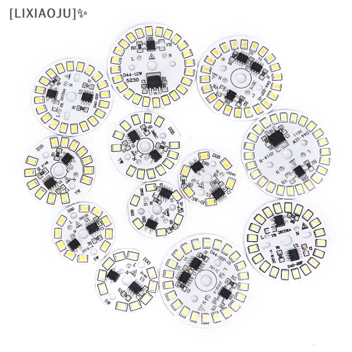 [LIXIAOJU] LED Bulb Patch Lamp SMD Plate Circular Module Light Source ...