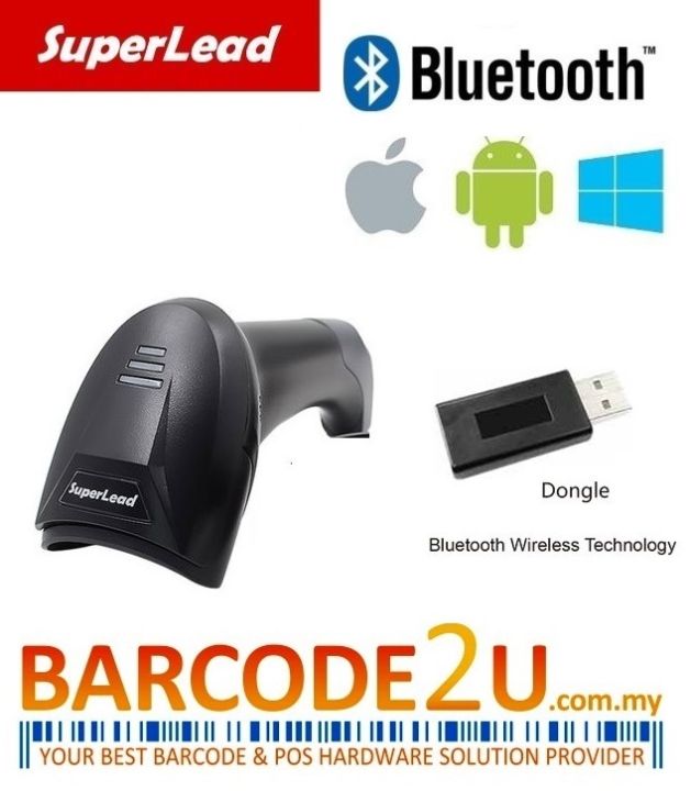 SuperLead 2620BT Bluetooth Wireless 2D Barcode Scanner - Support ...