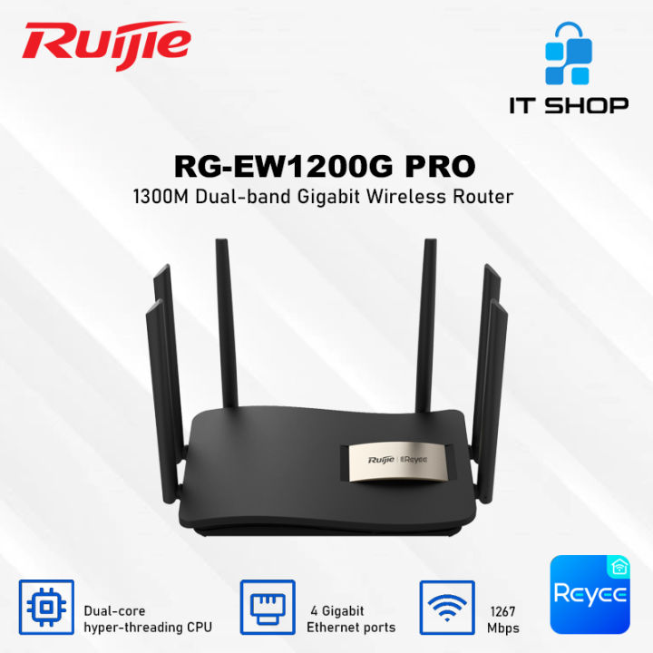 RUIJIE RG-EW1200G PRO 1300M Dual-band Gigabit Wireless | Lazada Indonesia
