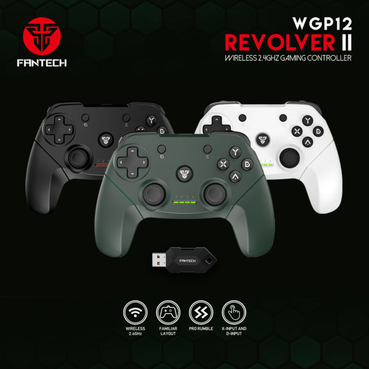 Fantech WGP12 Gamepad Revolver Wireless Shooter II Controller Joystick ...