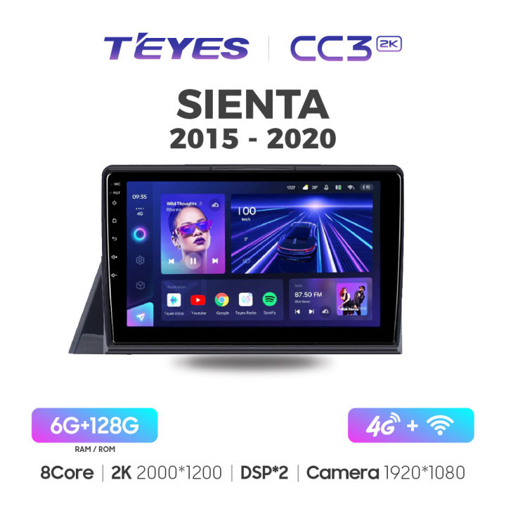 TEYES CC3 (Official) 10inch TOYOTA SIENTA (2015 - 2020) Android Head ...