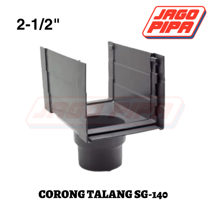 Corong Talang Kotak SG-140 2-1/2 Inch Corong Talang Kotak PVC 2-1/2 ...