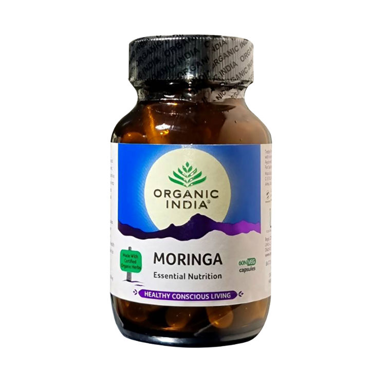 Organic India Moringa - Essential Nutrition | 60 Capsules | Lazada.co.th