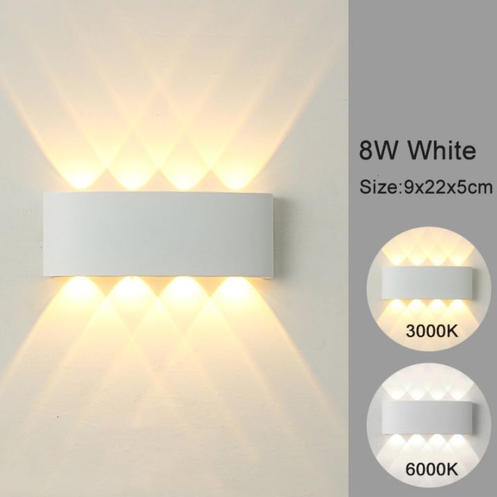 Modern Style Indoor outdoor Wall Lamp IP65 LED Wall Light Aluminum ...